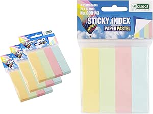 Amazon.com : D.RECT Haftstreifen Pagemarker Index Haftmarker Film ...