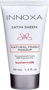 Innoxa Satin Sheen Liquid Foundation Natural Finish Makeup 40mL ...
