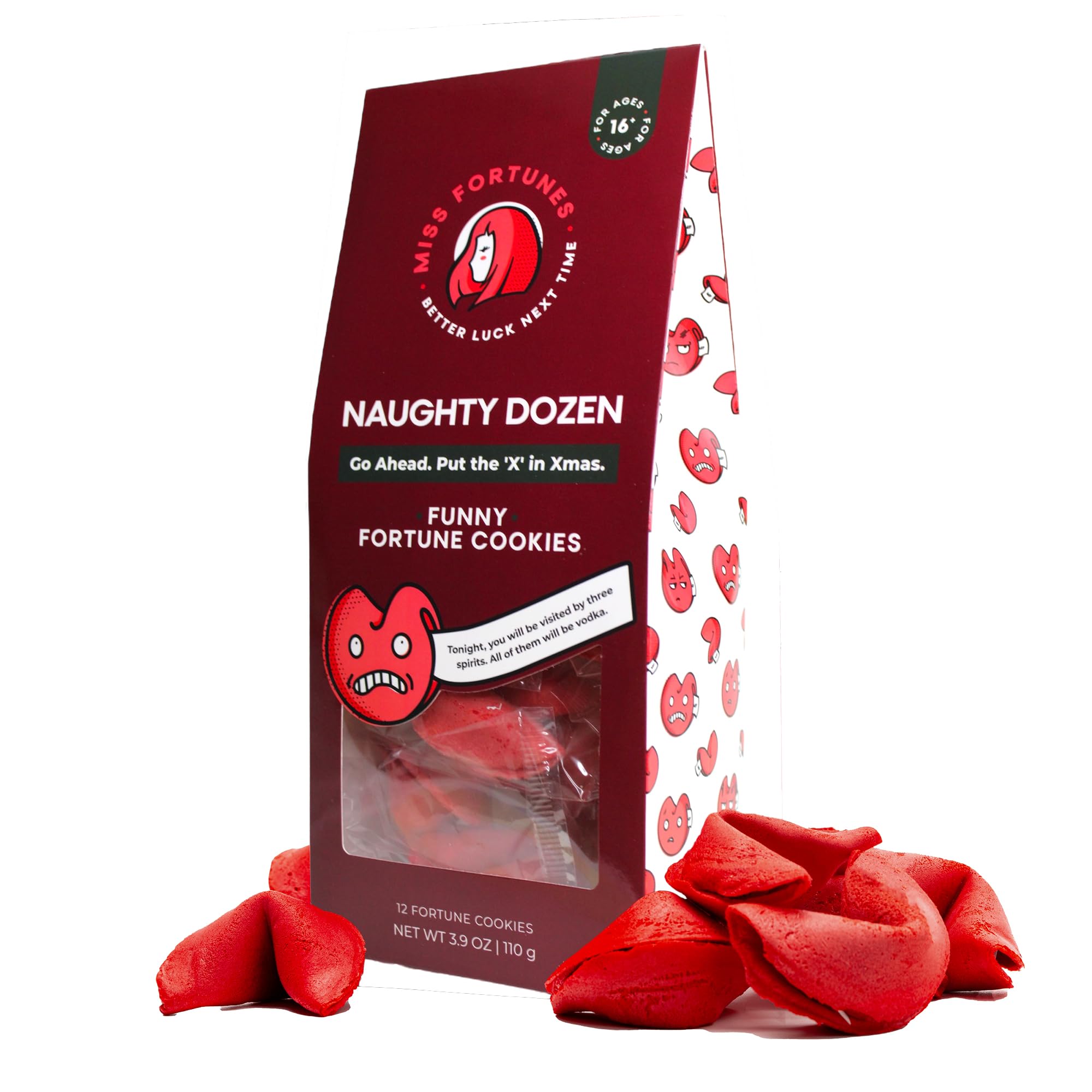 Amazon.com: Miss Fortunes, Funny Fortune Cookies (12 Count (Pack of 1 ...