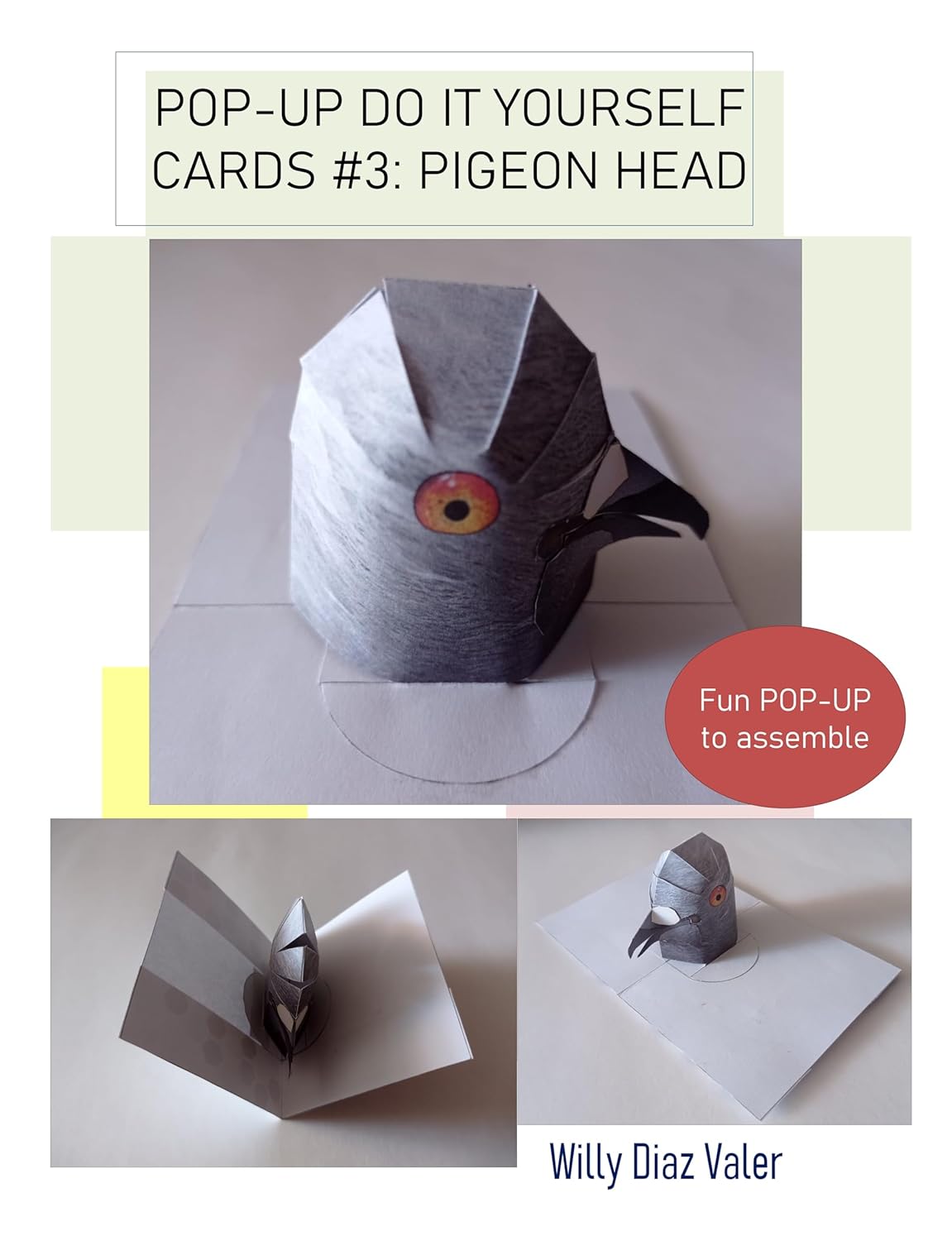 POP-UP DO IT YOURSELF CARDS #3: PIGEON HEAD - Kindle edition by DIAZ ...