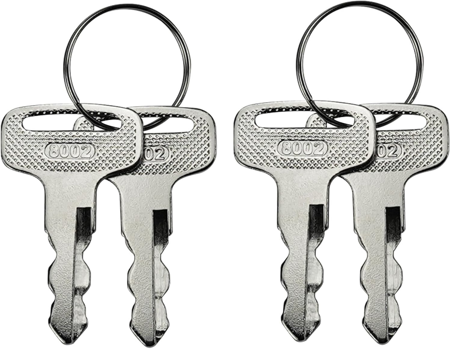 Amazon.com : gradora 4PCS 8002 Golf Carts Keys Ignition Keys with 2 ...