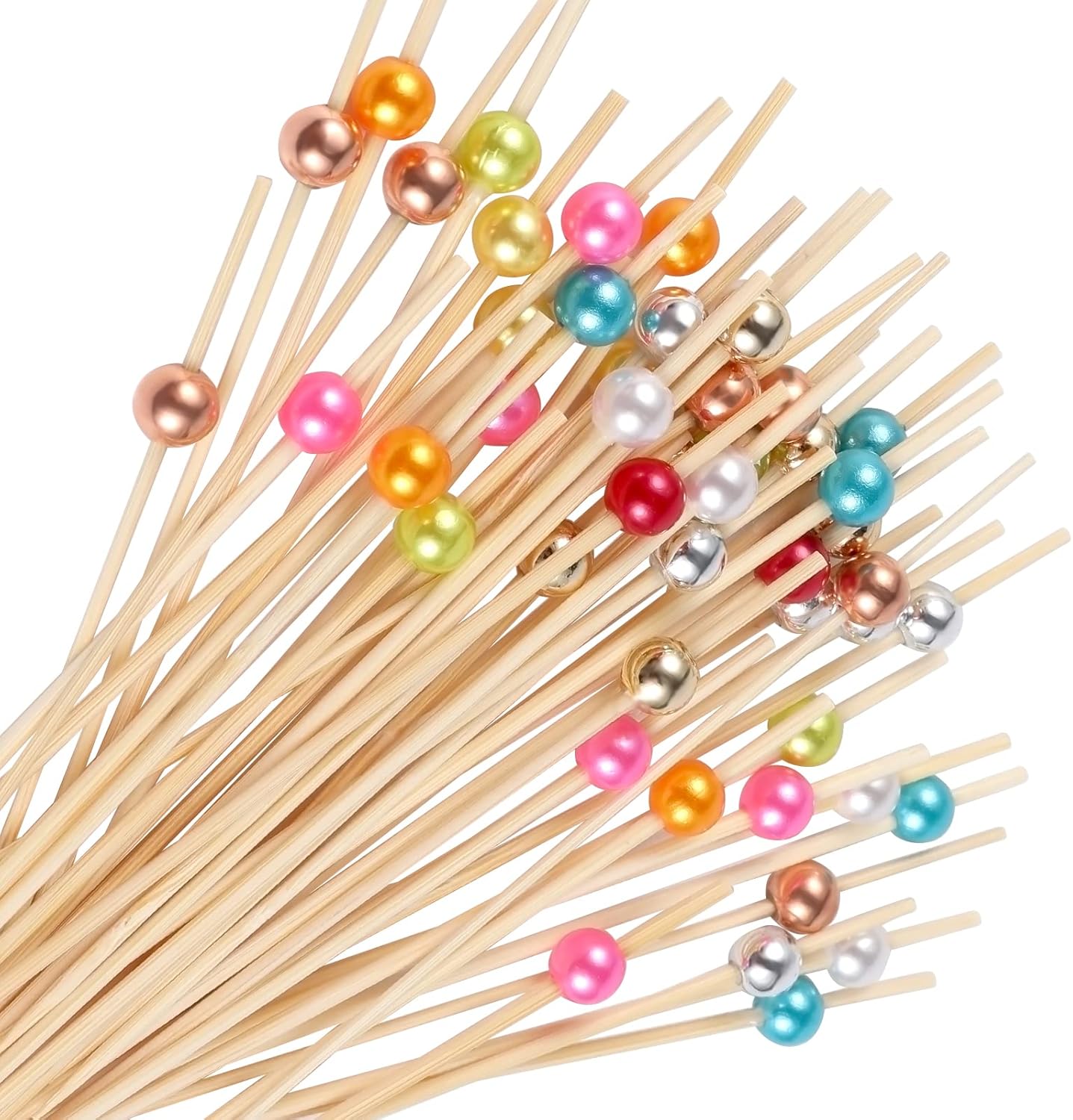 SAVITA 100PCS Pics à Cocktail Martini Picks Cure-Dents Cocktail Skewers ...