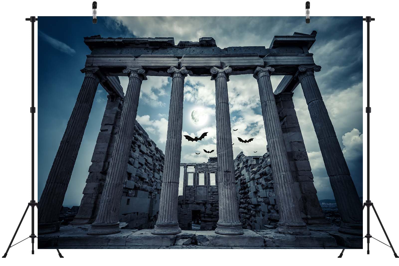 Greek Decor CORFOTO Parthenon Fabric 10x8ft Acropolis Of Athens ...