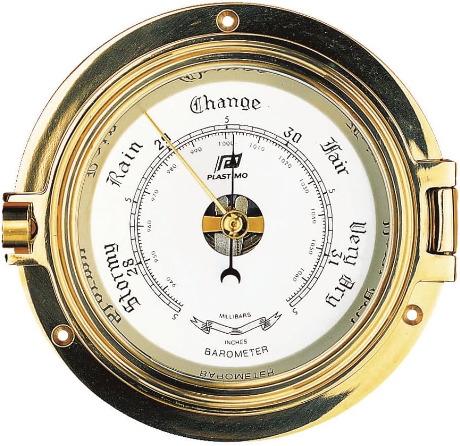 Amazon.co.jp: PLASTIMO 31230 (230B) 4.5 Inch Barometer, Brass, Diameter ...
