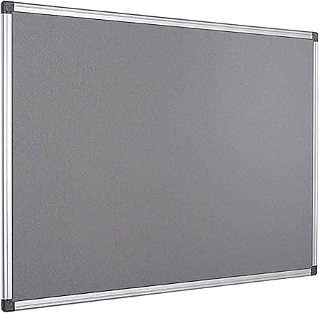 KAV 60 cm x 45cm Aluminium Frame Felt Notice Pin Board - Notice Board ...