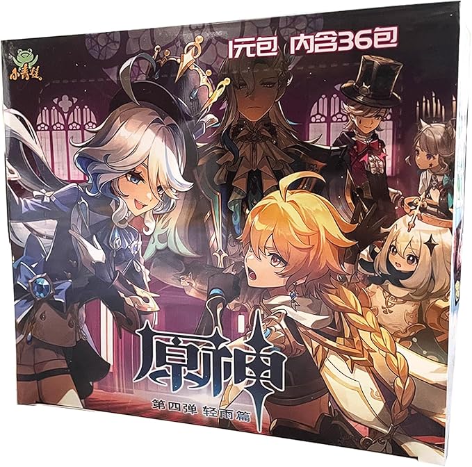 Amazon.com: Genshin Impact Cards,Genshin Impact Cards Booster Box ...