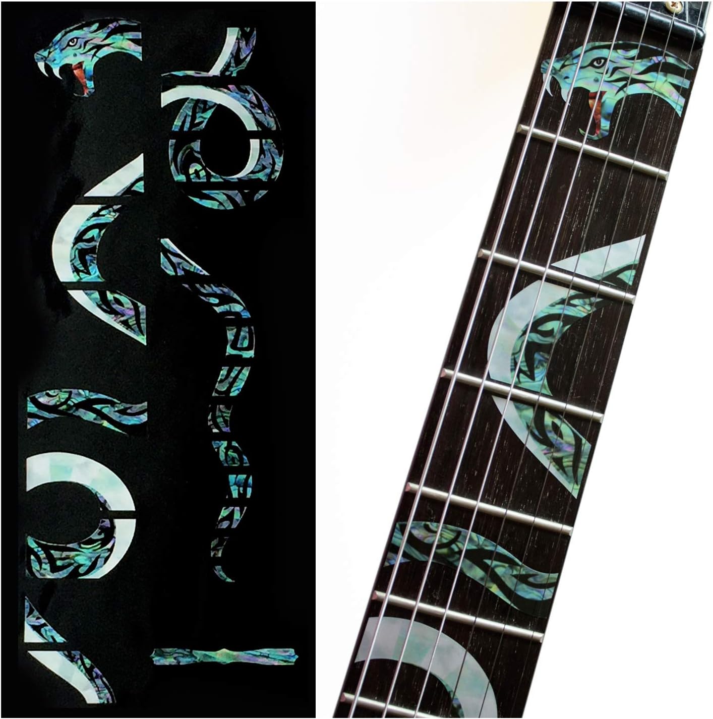Amazon.com: Jockomo Single Rose Guitar Inlay Sticker : Clothing, Shoes ...
