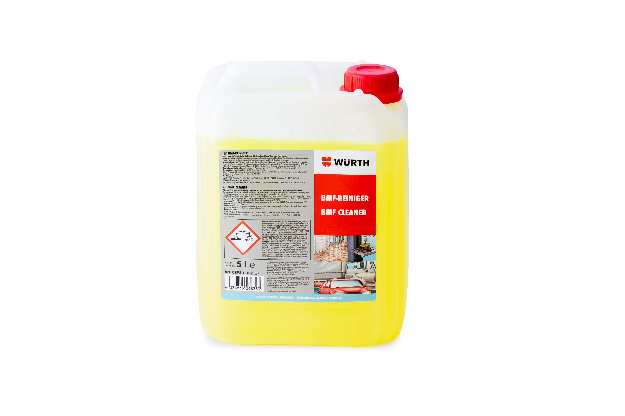 WÜRTH BMF Werkstattreiniger 5 Liter : Amazon.de: Baumarkt