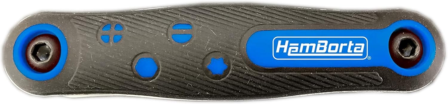 HemBorta® Folding Security Torx Key Set, 8pc Torx Allen Key Set with T9 ...