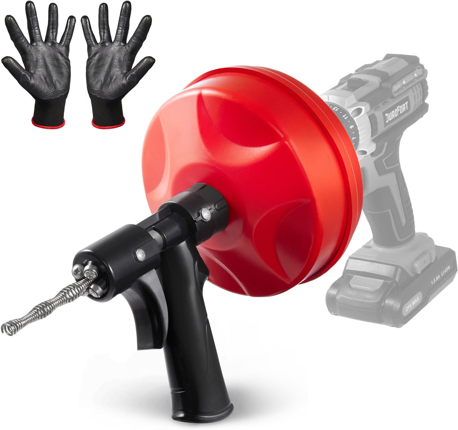 Drain Gun with Flexible Hose Pipe, Air Conditioner Cleaner Air Blaster ...