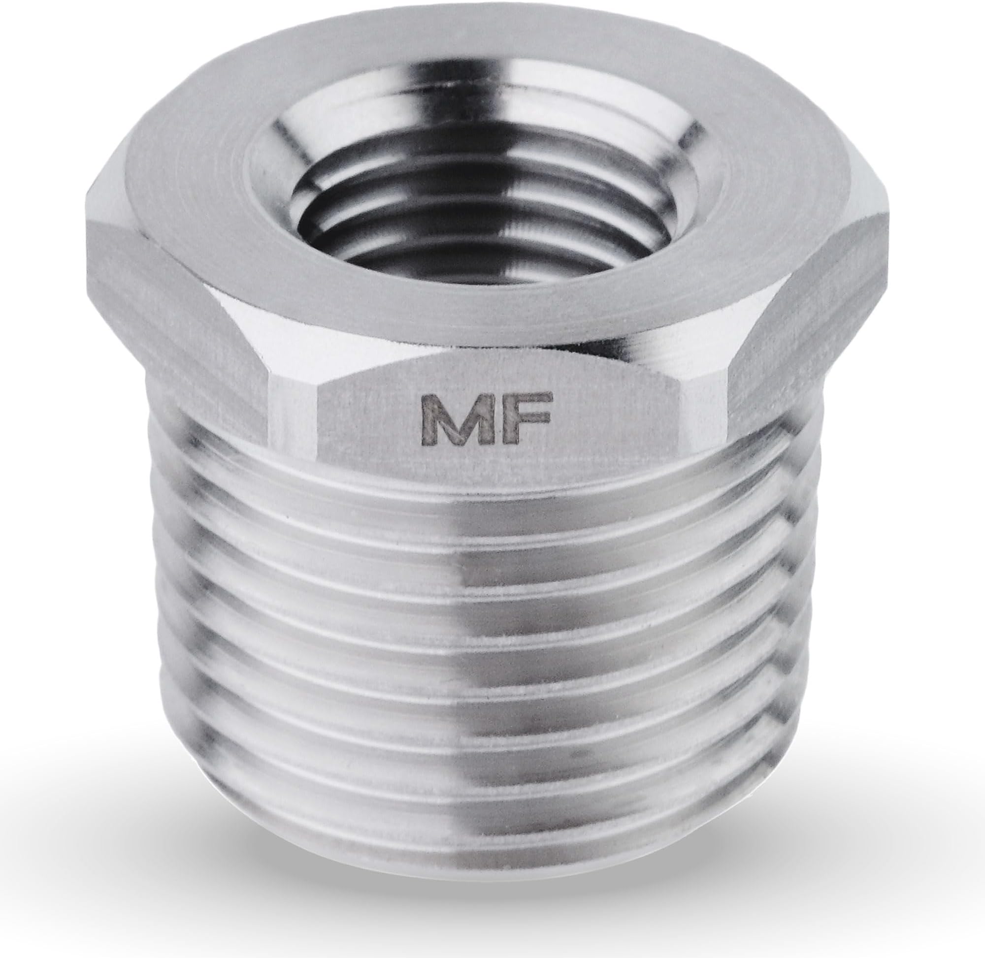 Amazon.com: MAACFLOW Stainless Steel 1/2" Male NPT to 1/4" Female NPT ...