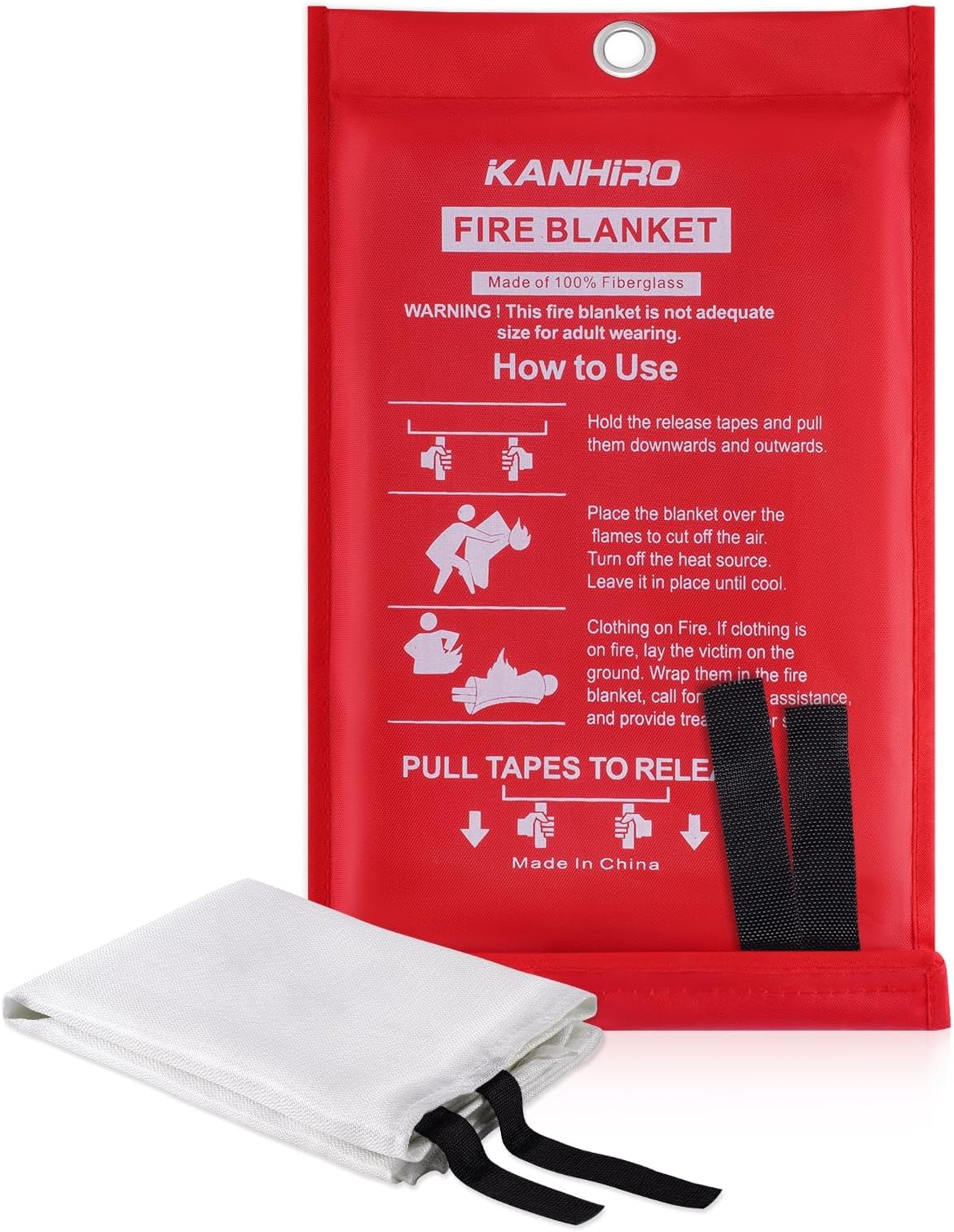 UltraFire Hard Case Fire Blanket 1.0 x 1.0m : Amazon.co.uk: DIY & Tools