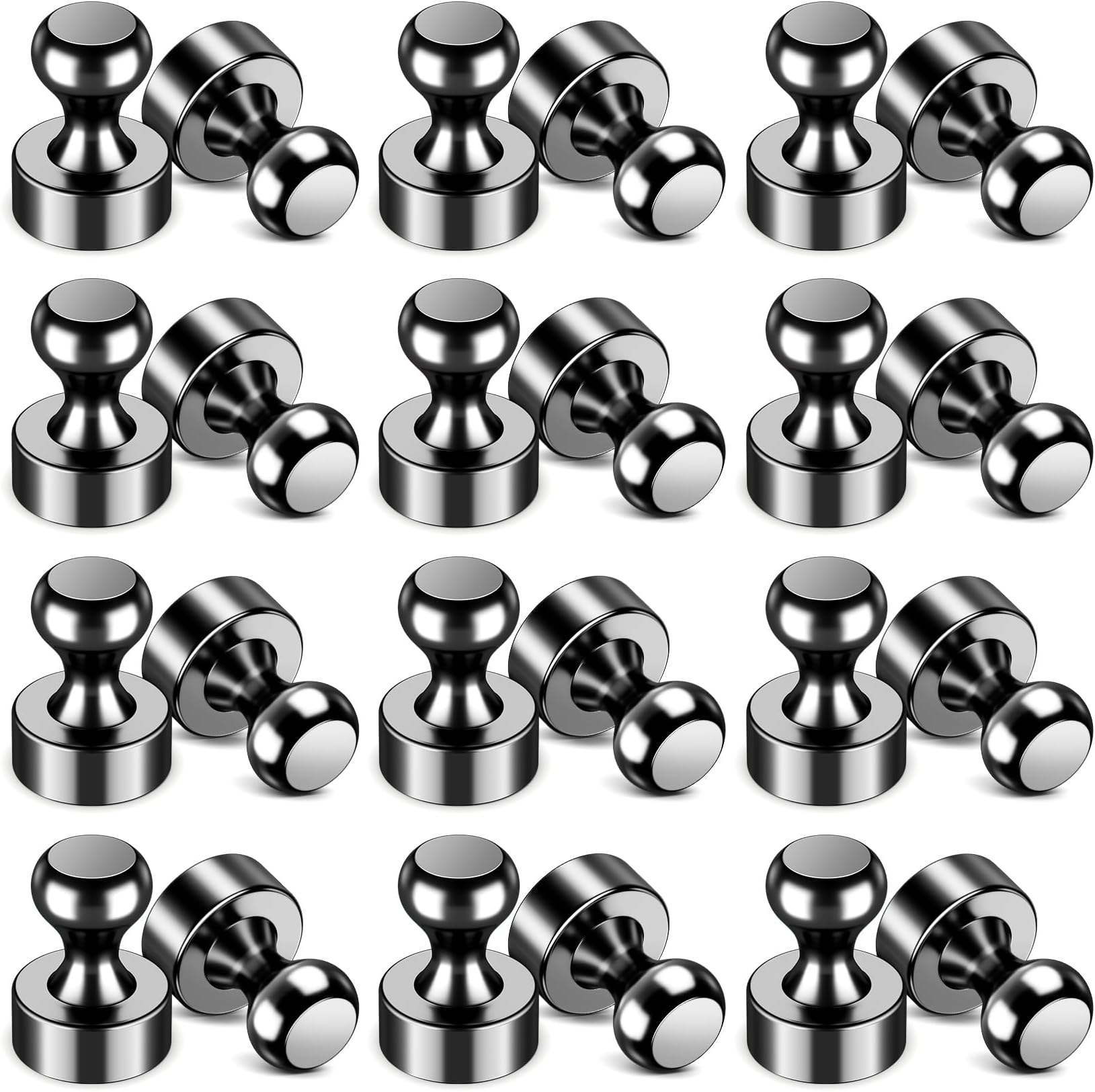 Amazon.com: 45 PCS Double-Sided Red-Green Indicator Magnets, 1.1 ...