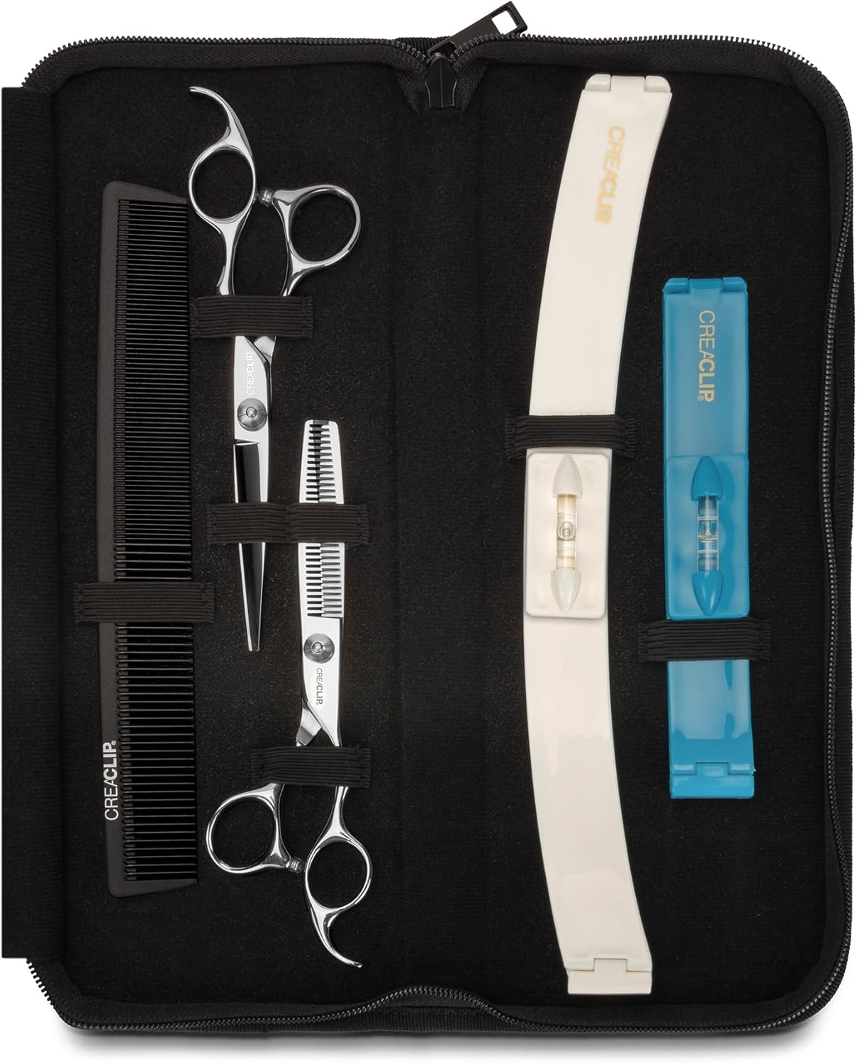 CreaProducts Original Creaclip Case And Hair Scissors, Hair Cutting ...