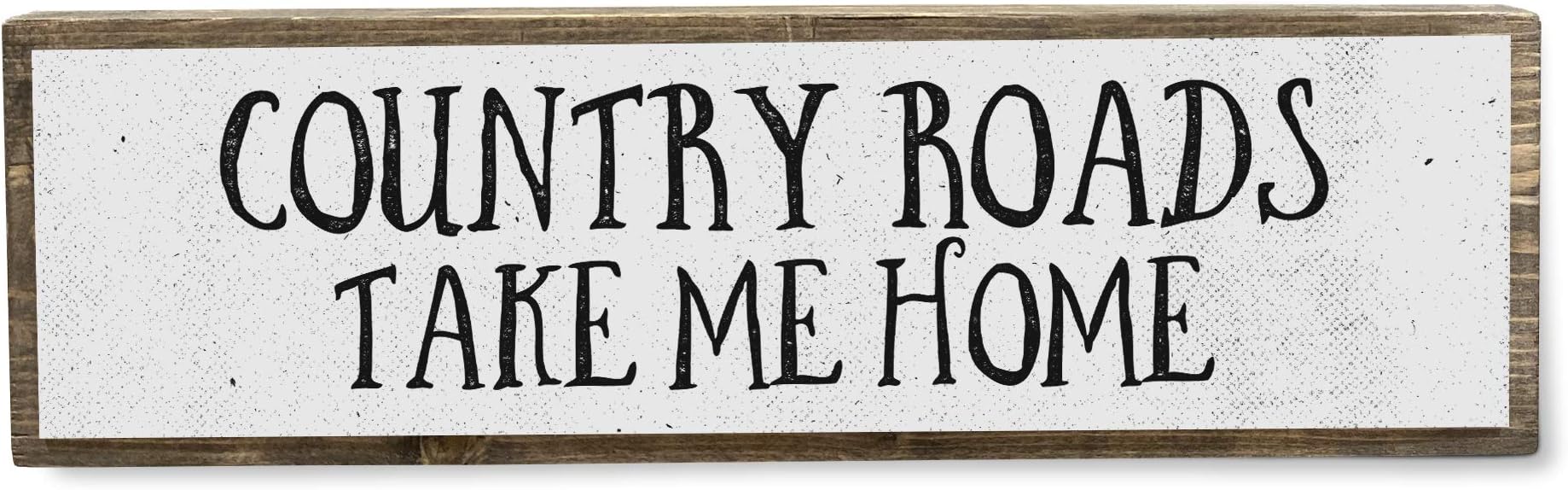 Amazon.com: ZYPENG Metal Tin Sign Vintage Style Country Roads Take Me ...