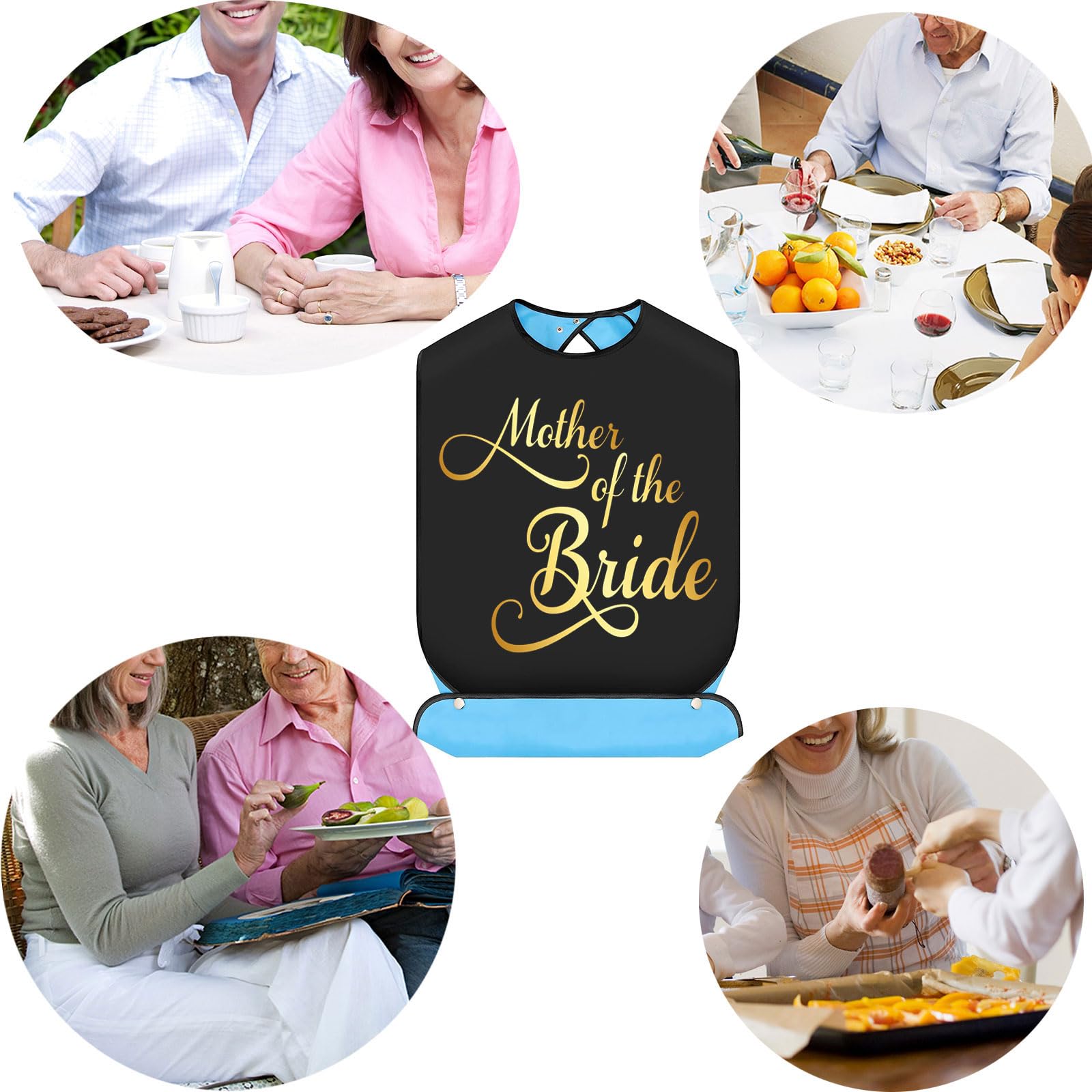 Snapklik.com : BWWKTOP Mother Of The Bride Bibs Mother Of The Groom ...