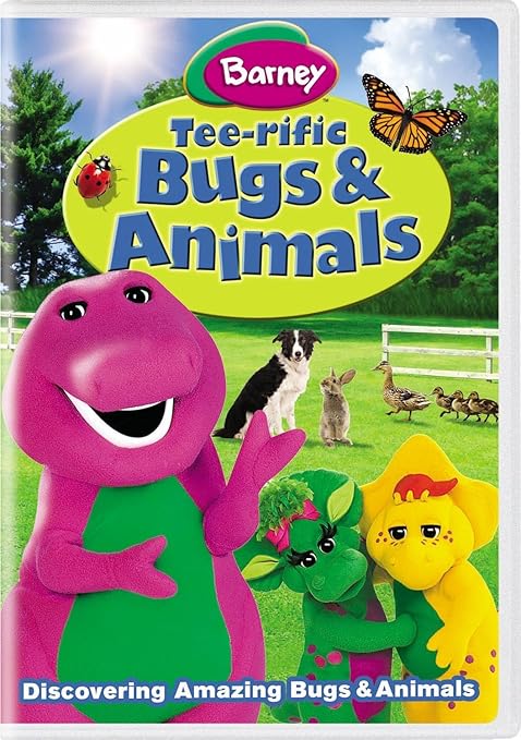 Amazon.com: Barney: Tee-rific Bugs & Animals [DVD] : Carey Stinson ...