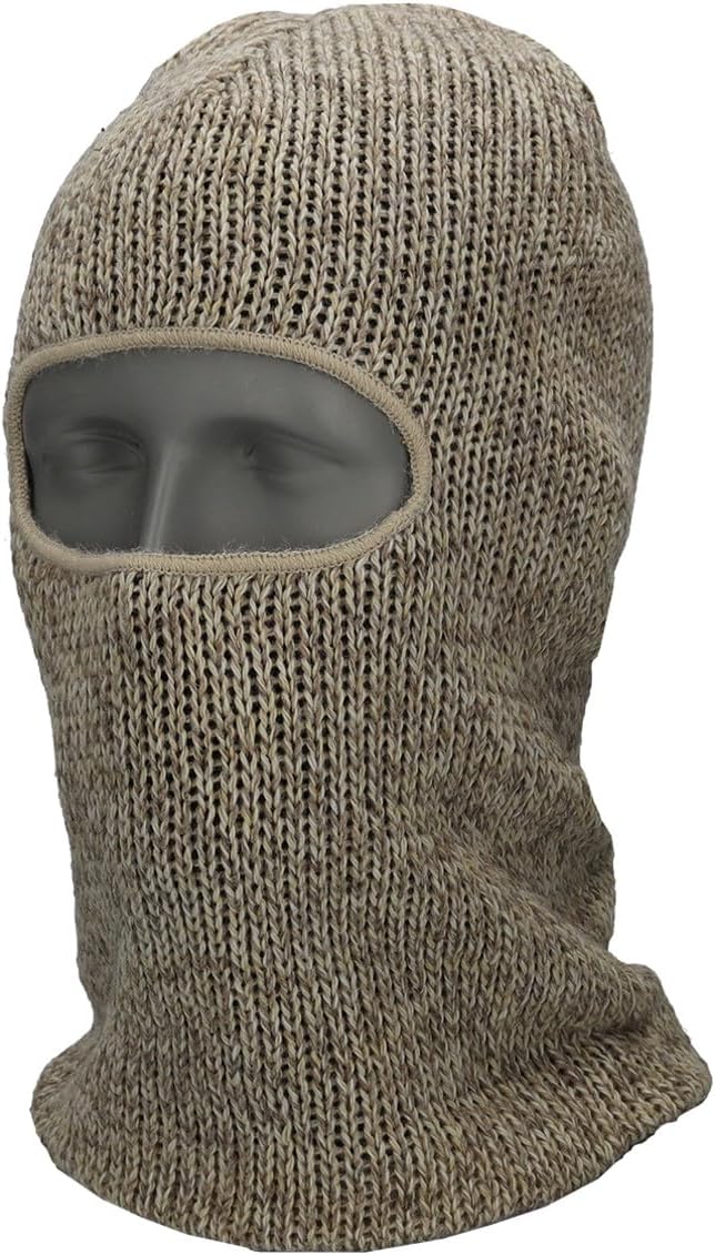 Samco Fleece-Lined Wool Face Mask – Heavy-Duty Ragg Wool Blend ...