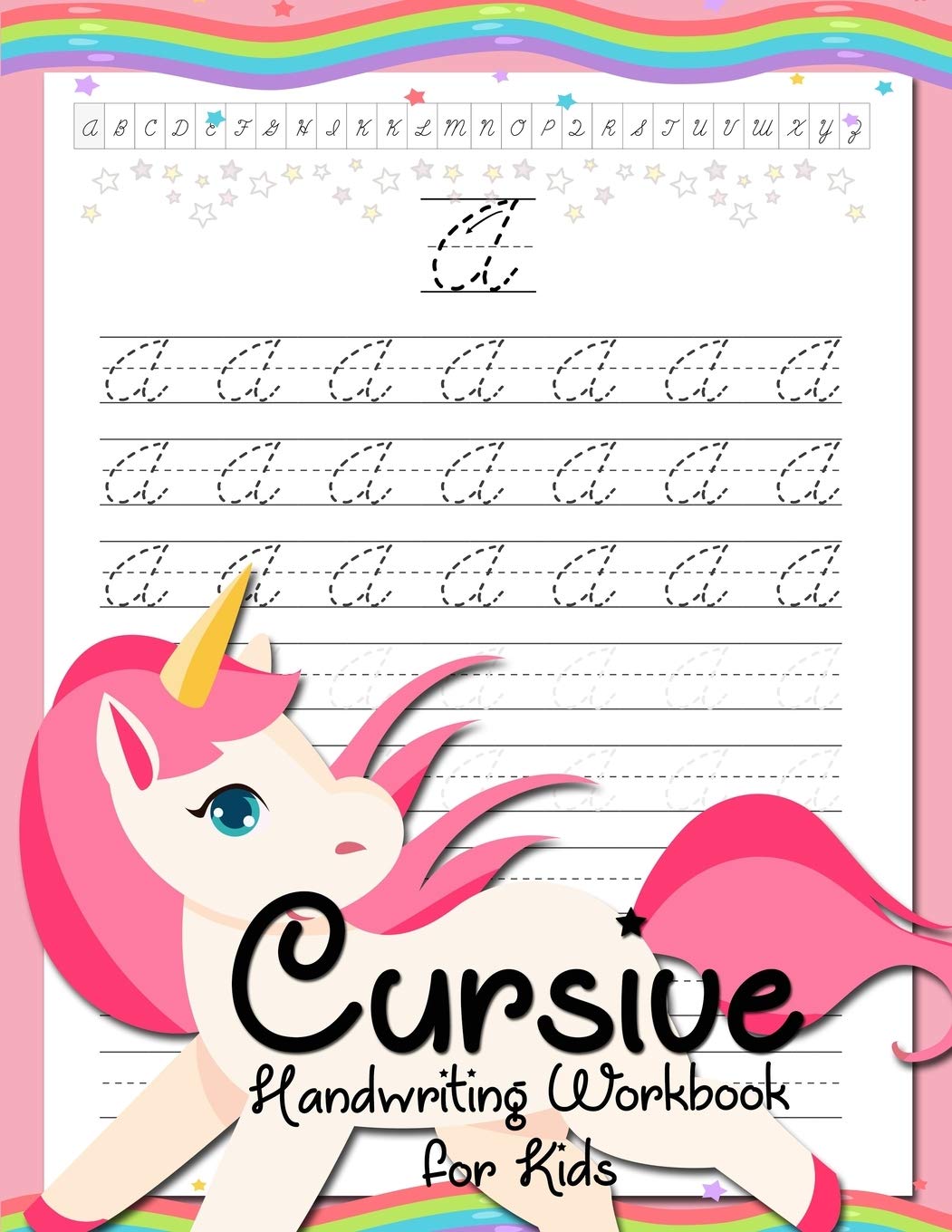 Cursive Handwriting Workbook for Kids: Cursive Beginners Workbook for ...