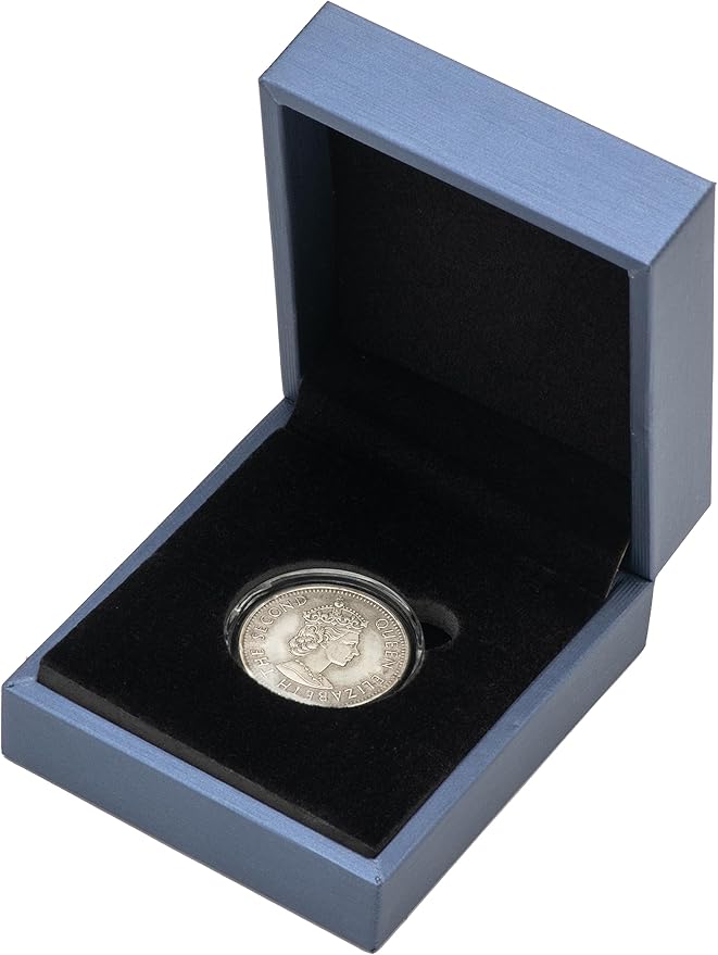 Amazon.com : PU 28mm Coin Presentation Display Box Holder with Coin ...