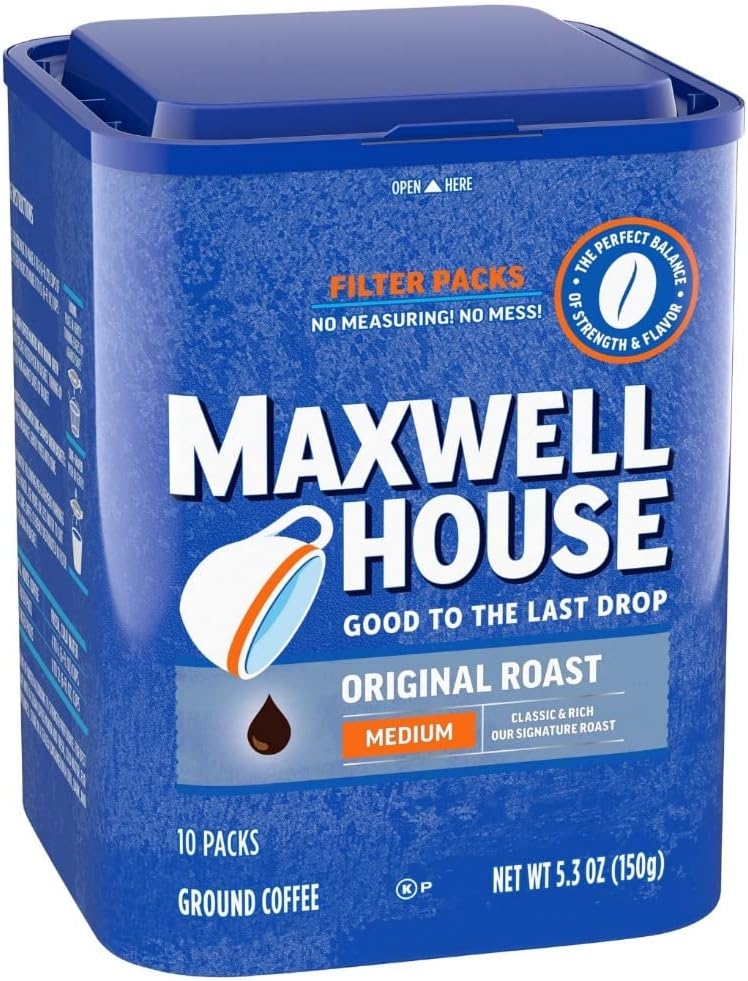 Amazon.com : MAXWELL HOUSE The Original Roast Ground Coffee, Medium ...