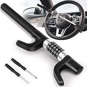 LAMA 5 Digit Combination Car Steering Wheel Lock, Password Code ...
