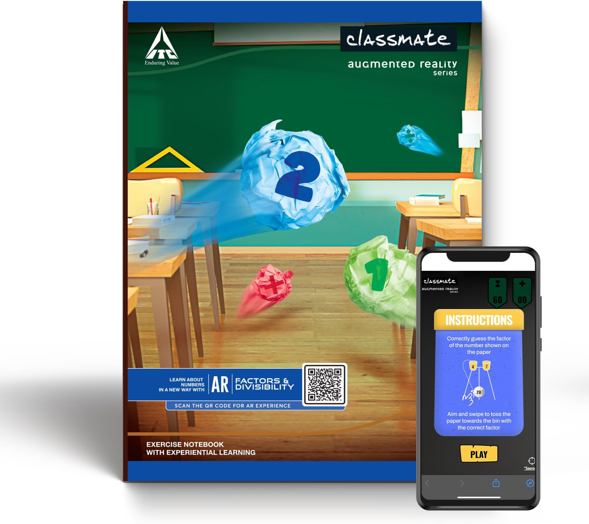 Classmate Notebook - 297 X 210 mm, 172 Pages, Single line : Amazon.in ...