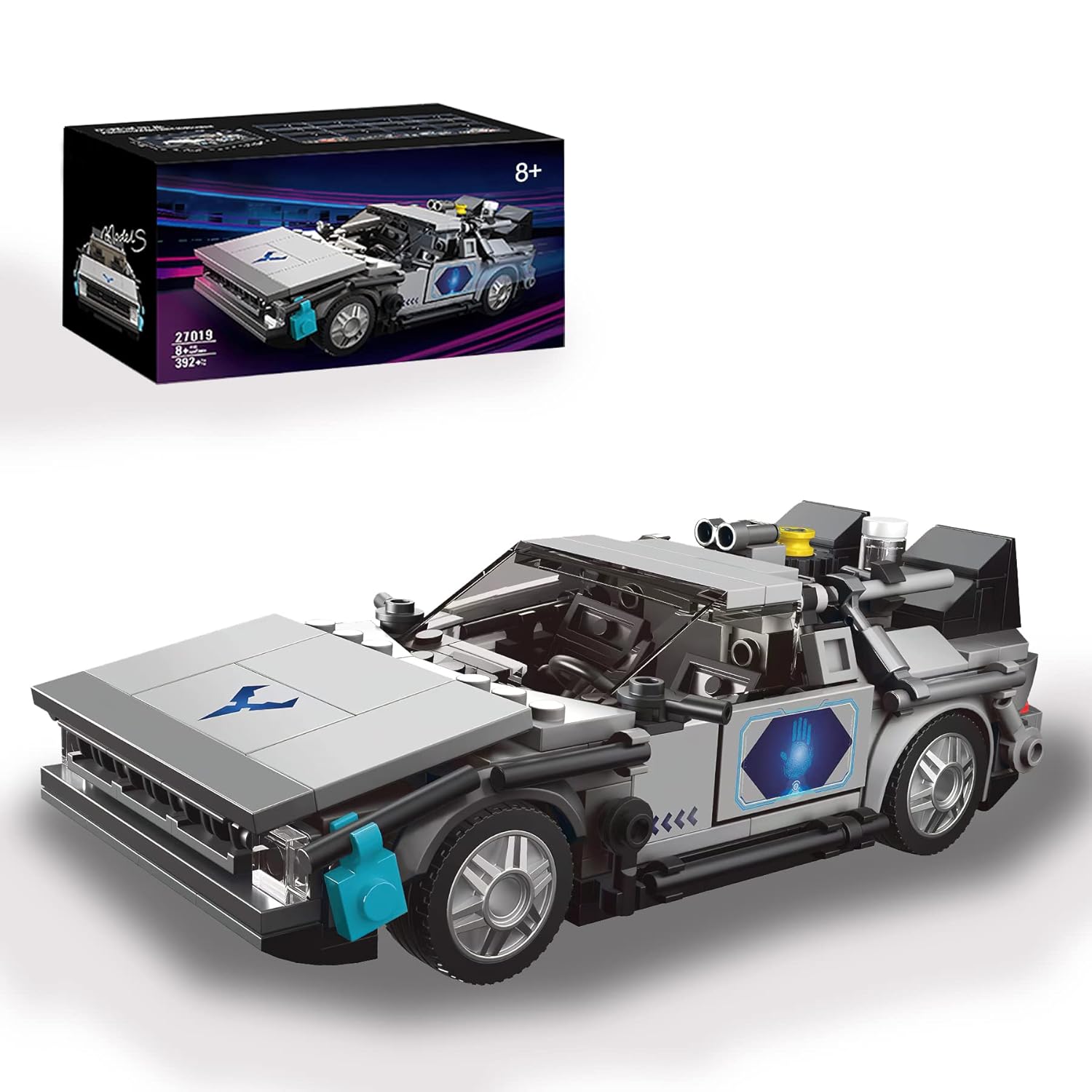 HI-REEKE Back to The Future Time Machine Building Kit for Adult, Speed ...
