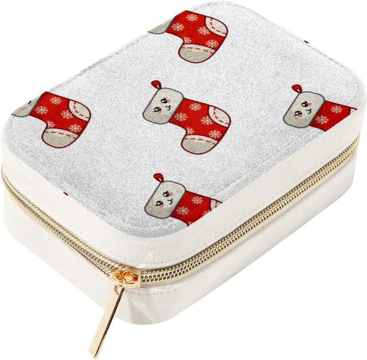 Amazon.com: Double Layer Portable Travel Mini Jewelry Case Display ...