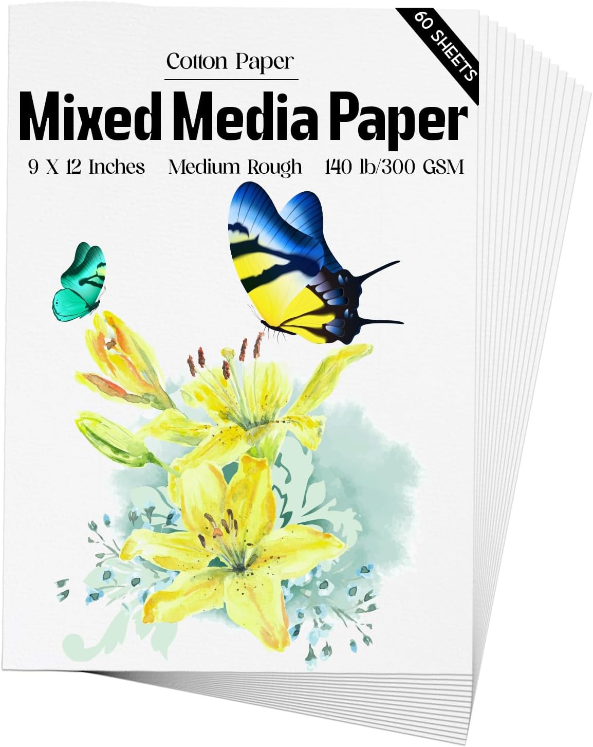 Amazon.com: UCreate® Mixed Media Art Paper, Heavyweight, 6" x 9", 500 ...