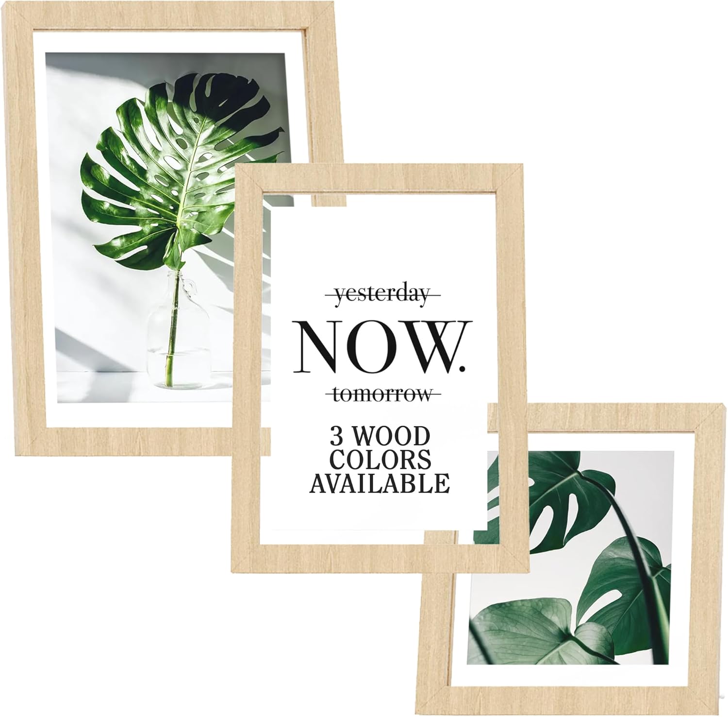 Amazon.com - Floating Picture Frames-Floating Photo Frame 3 Pcs Glass ...