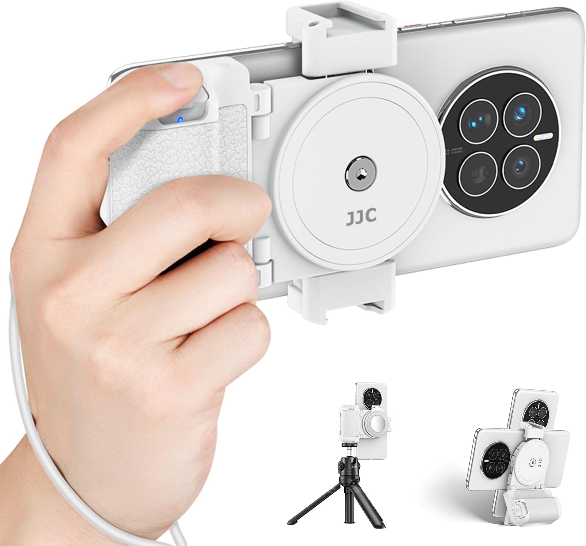 Amazon.com: Phone Tripod Mount for iPhone, Cellphone Holder Clamp ...