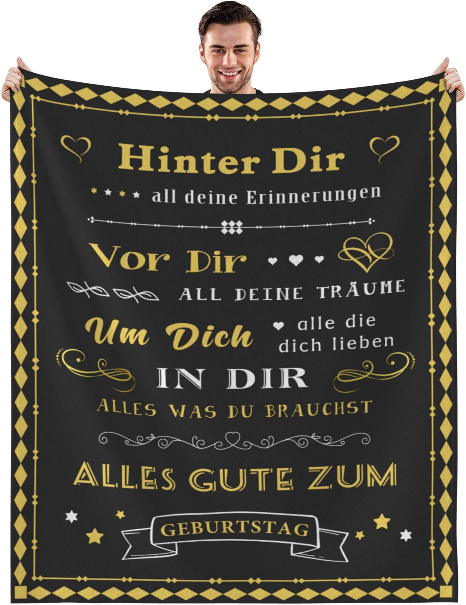 Geburtstagsgeschenk für Männer, Geburtstag Geschenk Mann, Decke ...