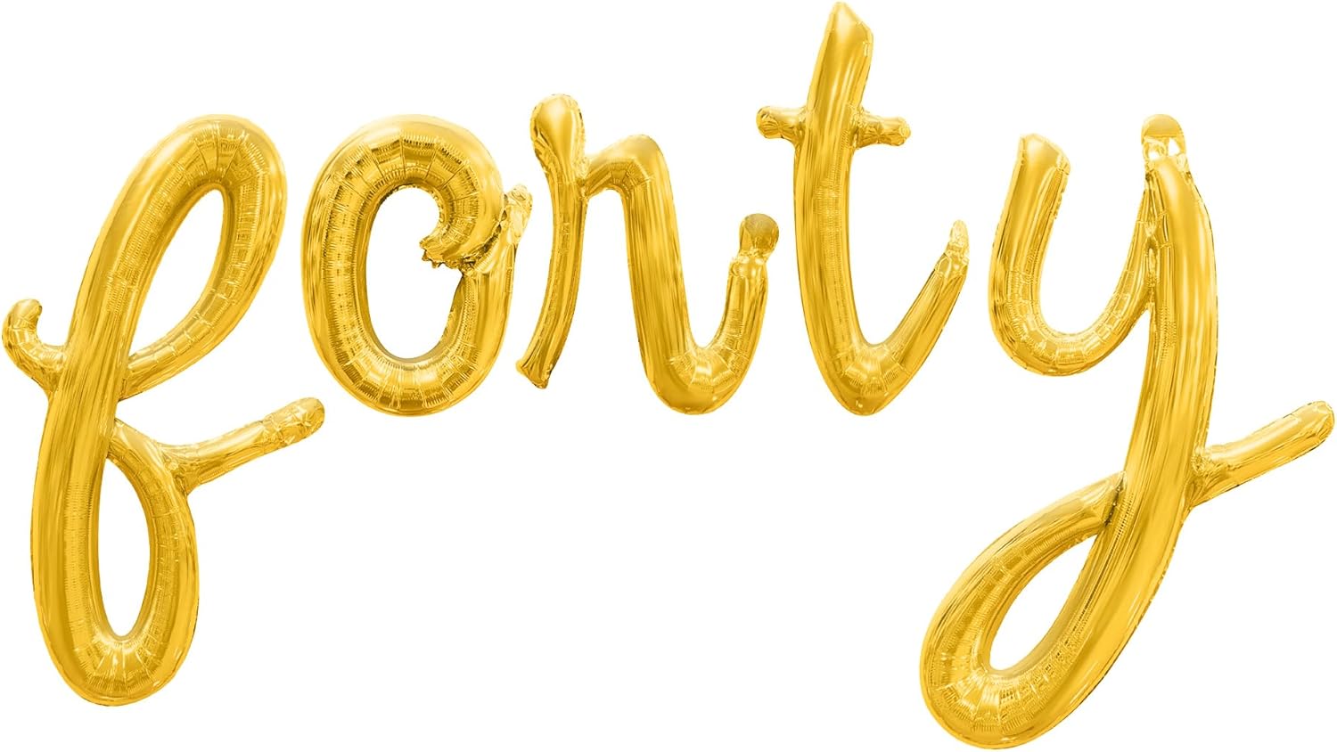 Amazon.com: Cursive Script Letter Balloons - FORTY 16" Inch Alphabet ...