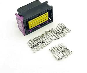 Amazon.com: 1 Set FCI ECU Connector 24 Pin 24 Way Female Housing Sealed ...