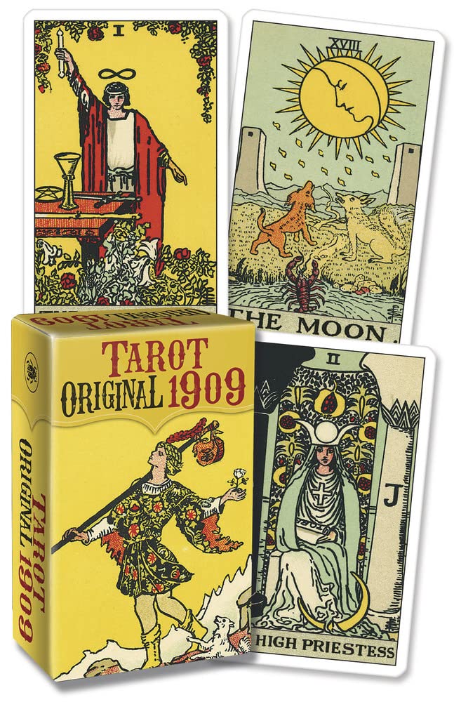 Amazon | Tarot Original 1909 Mini | Waite, Arthur Edward, Smith, Pamela Colman, Graham, Sasha ...