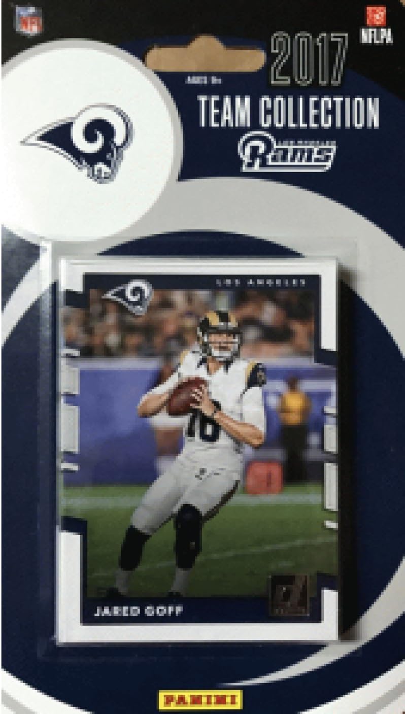 Amazon.com: 2017 Donruss Football Factory Los Angeles Rams Team Set of 11 Cards: Jared Goff(#45 ...