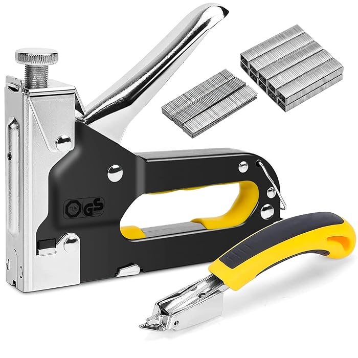Buy Staple Gun Heavy Duty 3 in 1 Wall Stapler with Staple Remover and ...