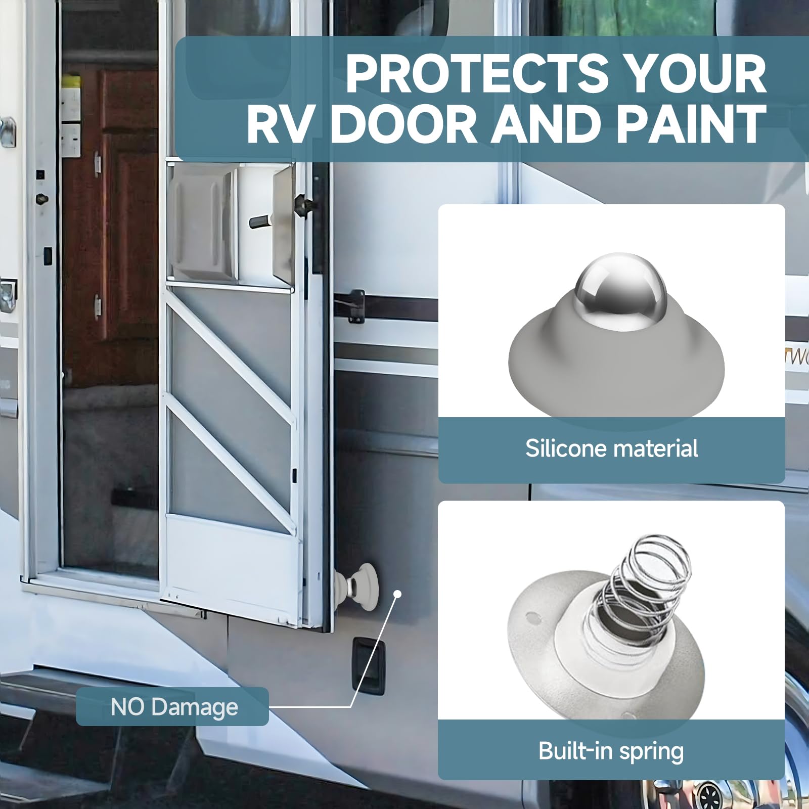 Snapklik.com : EJYTRVT RV Door Holder, RV Magnetic Door Catch For ...