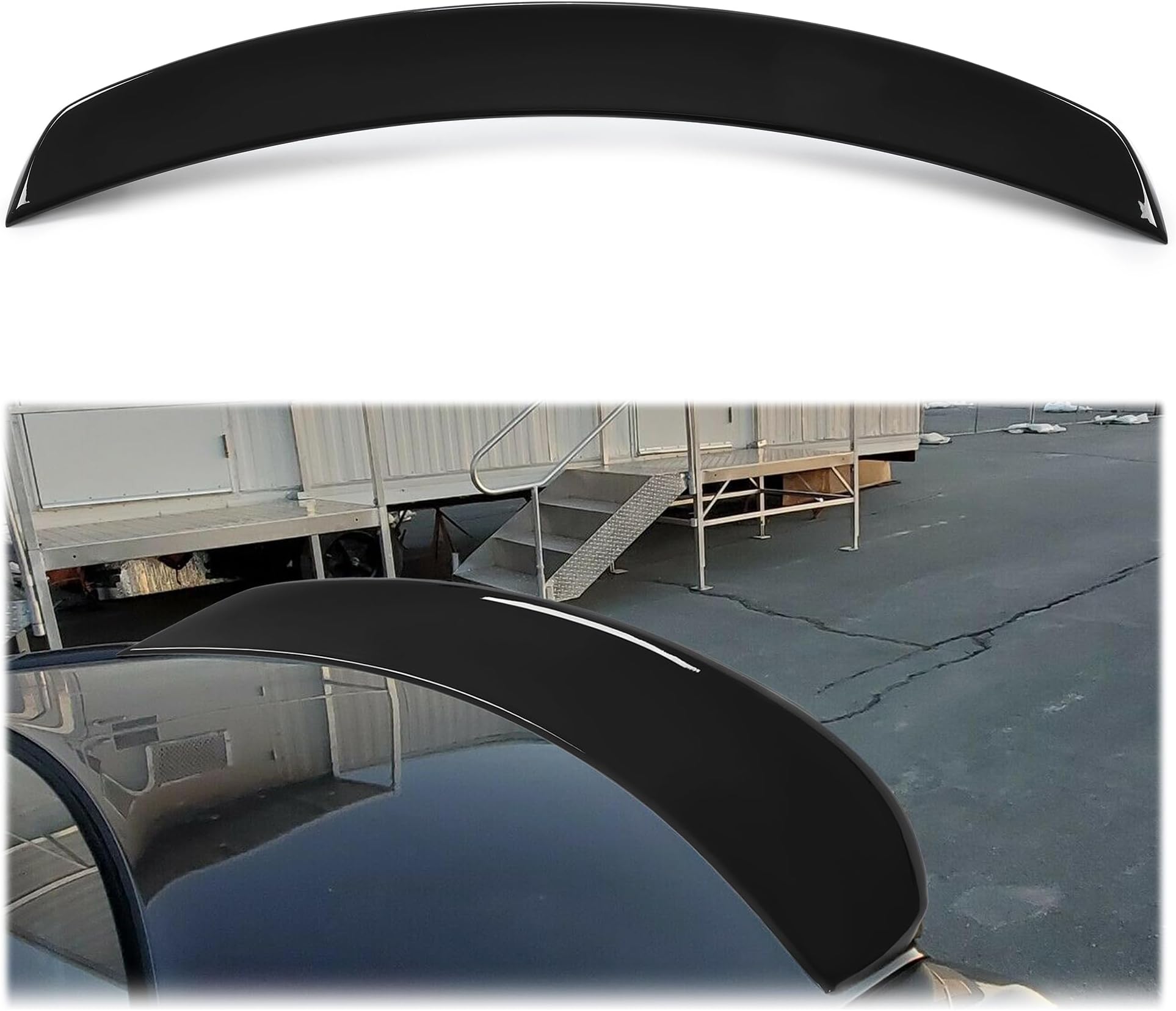 Amazon.com: HECASA Rear Trunk Spoiler Wing Compatible with 2011-2023 ...