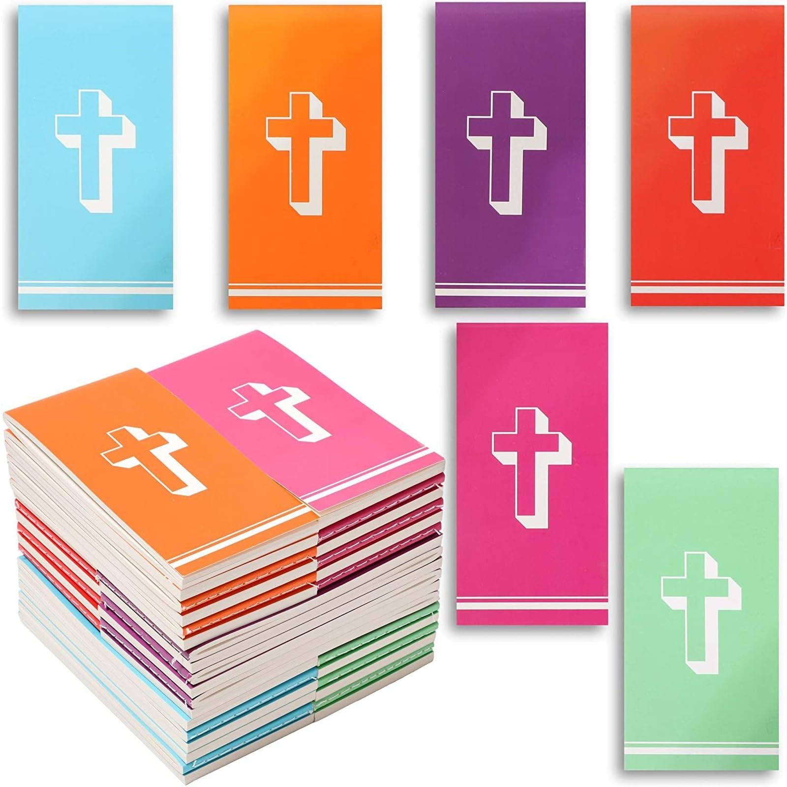 Amazon.com : Juvale Colorful Tasks List Mini Notepads for Kids, Cross ...