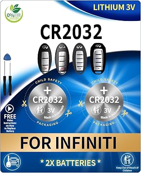 Amazon.com: IYUKETROR Key Fob Replacement Batteries for Infiniti (2007 ...