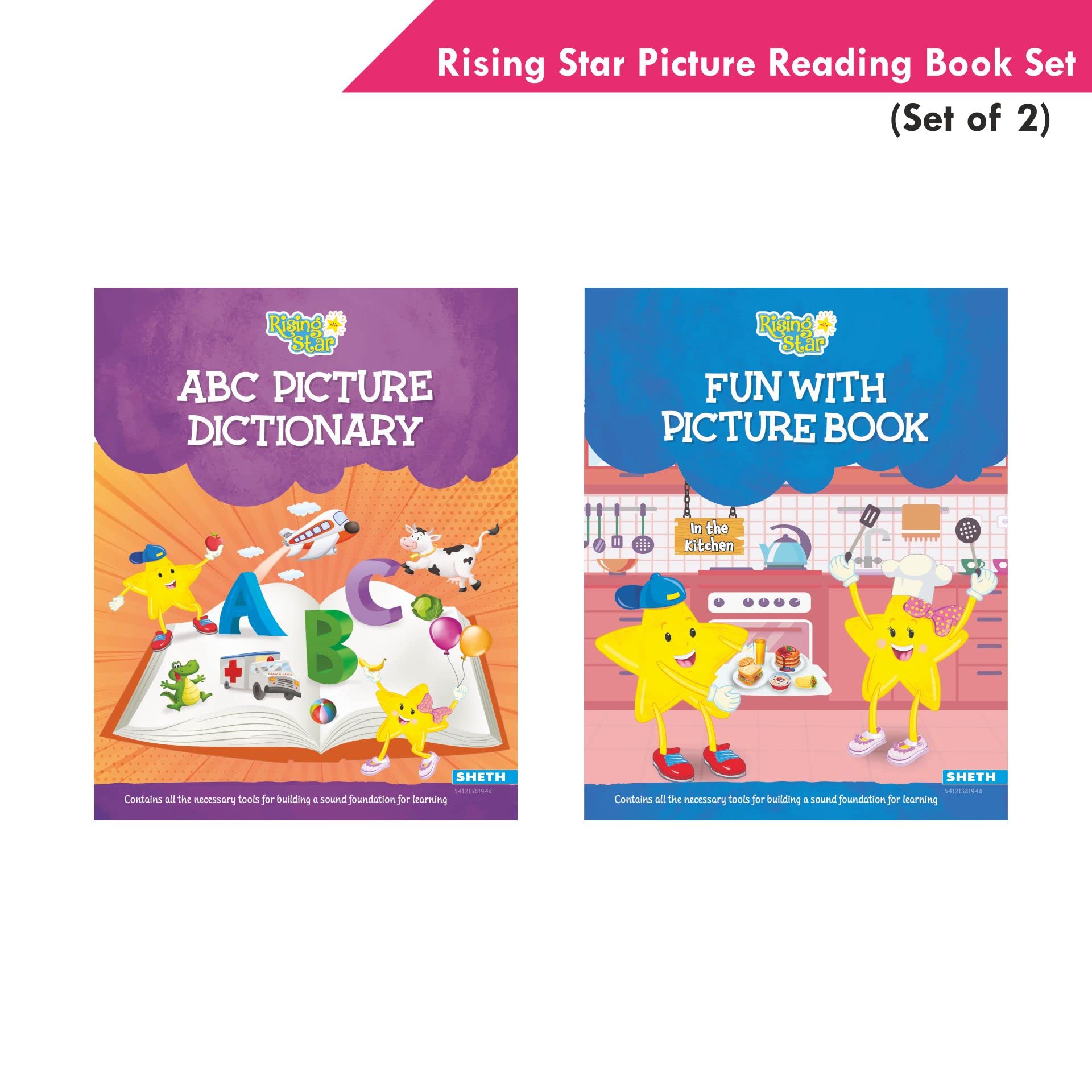 Buy Rising Star Picture Reading Book for Kids Set (Set of 2) | ABC ...