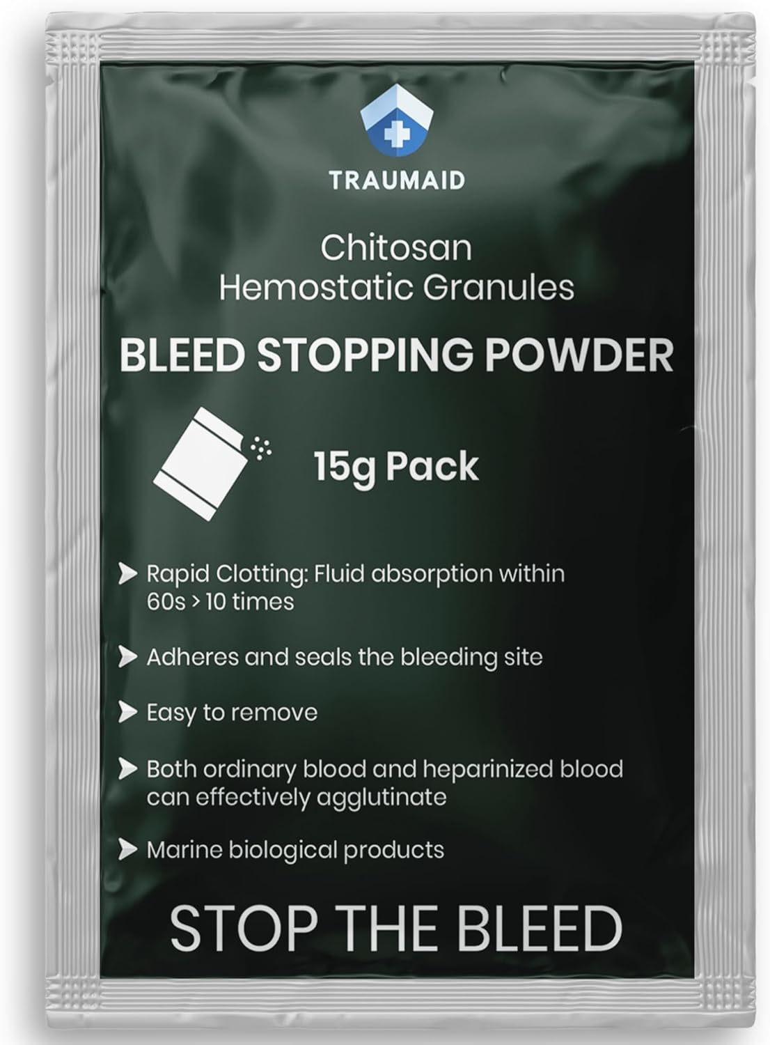 Amazon.com: Chitosan Granules Blood Stop Powder- First Aid Powder for ...
