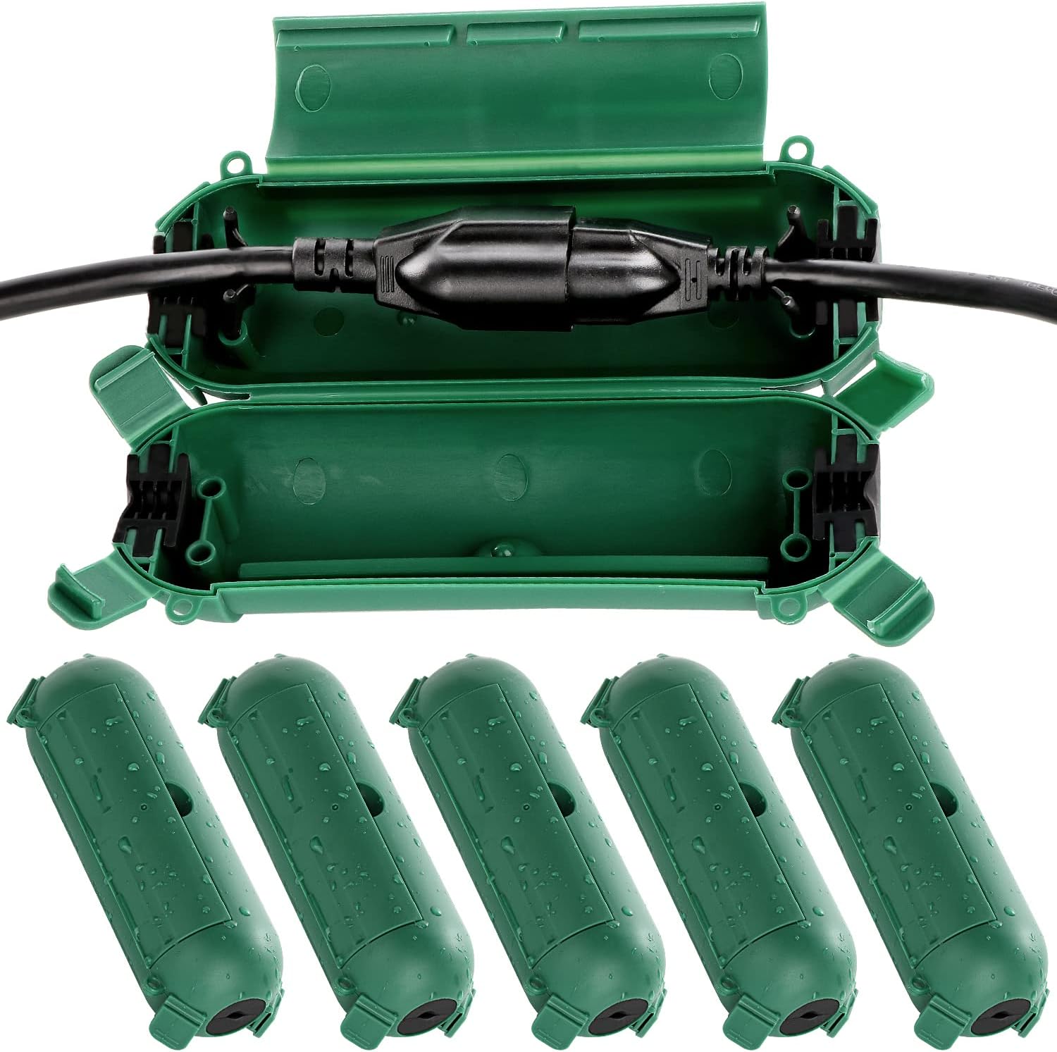 Flemoon [3 Pack] Outdoor Extension Cord Safety Cover with Waterproof ...