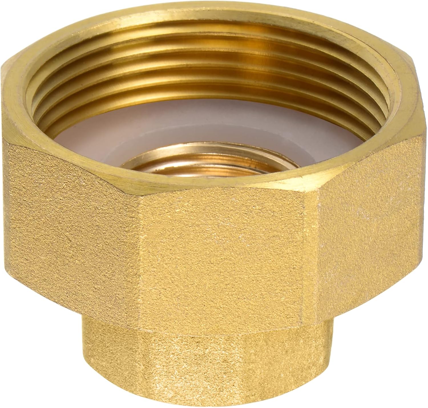 M METERXITY Brass G3/4 Female to G1-1/2 Female Reducer Hex Pipe Fitting ...