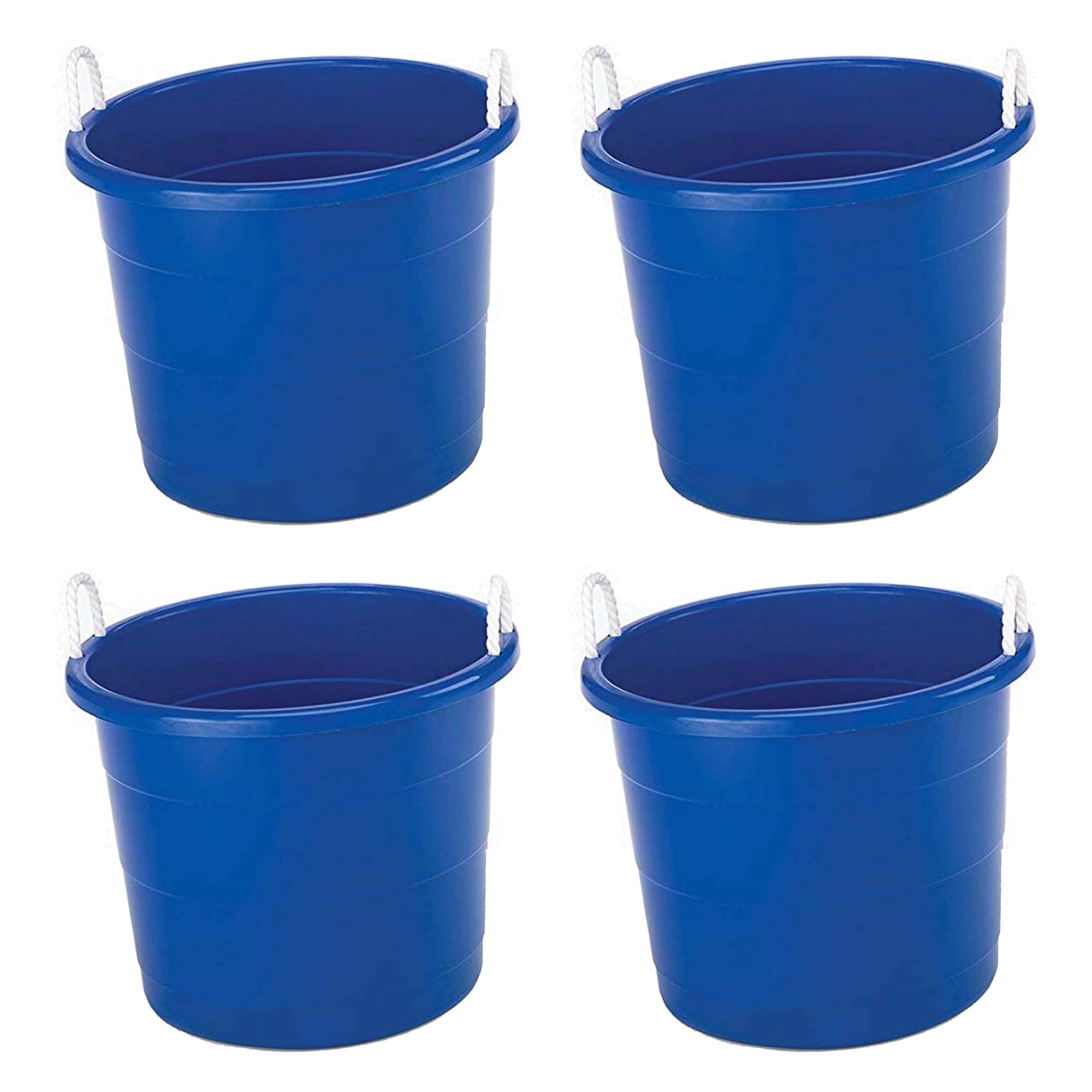 Amazon.com: HOMZ 17-Gallon Plastic Multipurpose Utility Storage Bucket ...