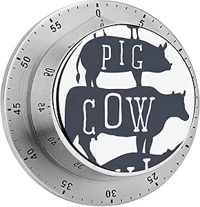 Amazon.com: Kitchen Timer Chicken and Sheep Cow and Bull Countdown ...