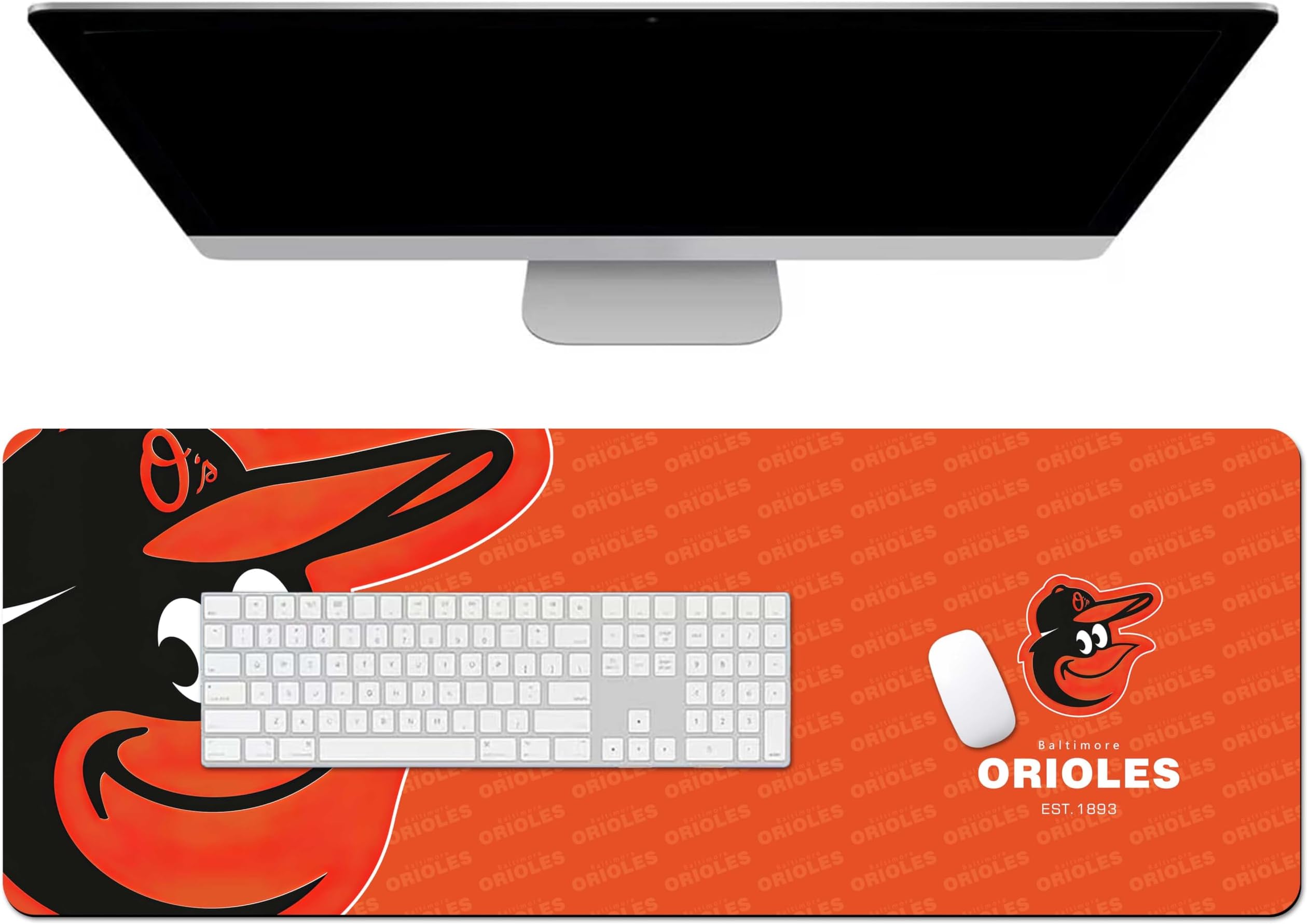 Amazon.com: Wood Grain Design Sports Mouse Pad, Non-Slip Rubber Base ...