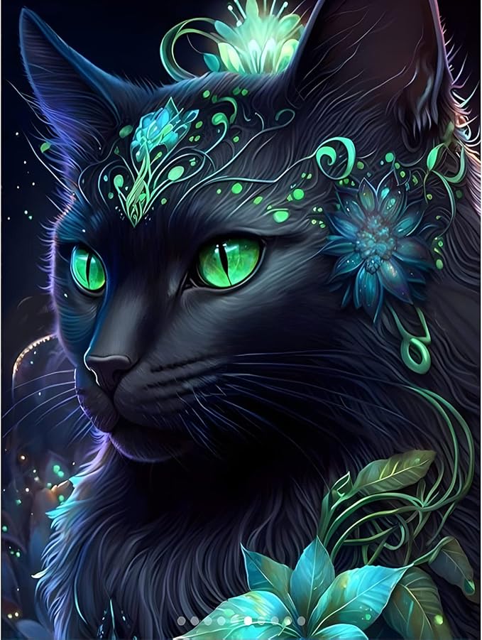 DPHERO 5D Cat Diamond Painting Kits for Adults,Animal Diamond Art Kits ...